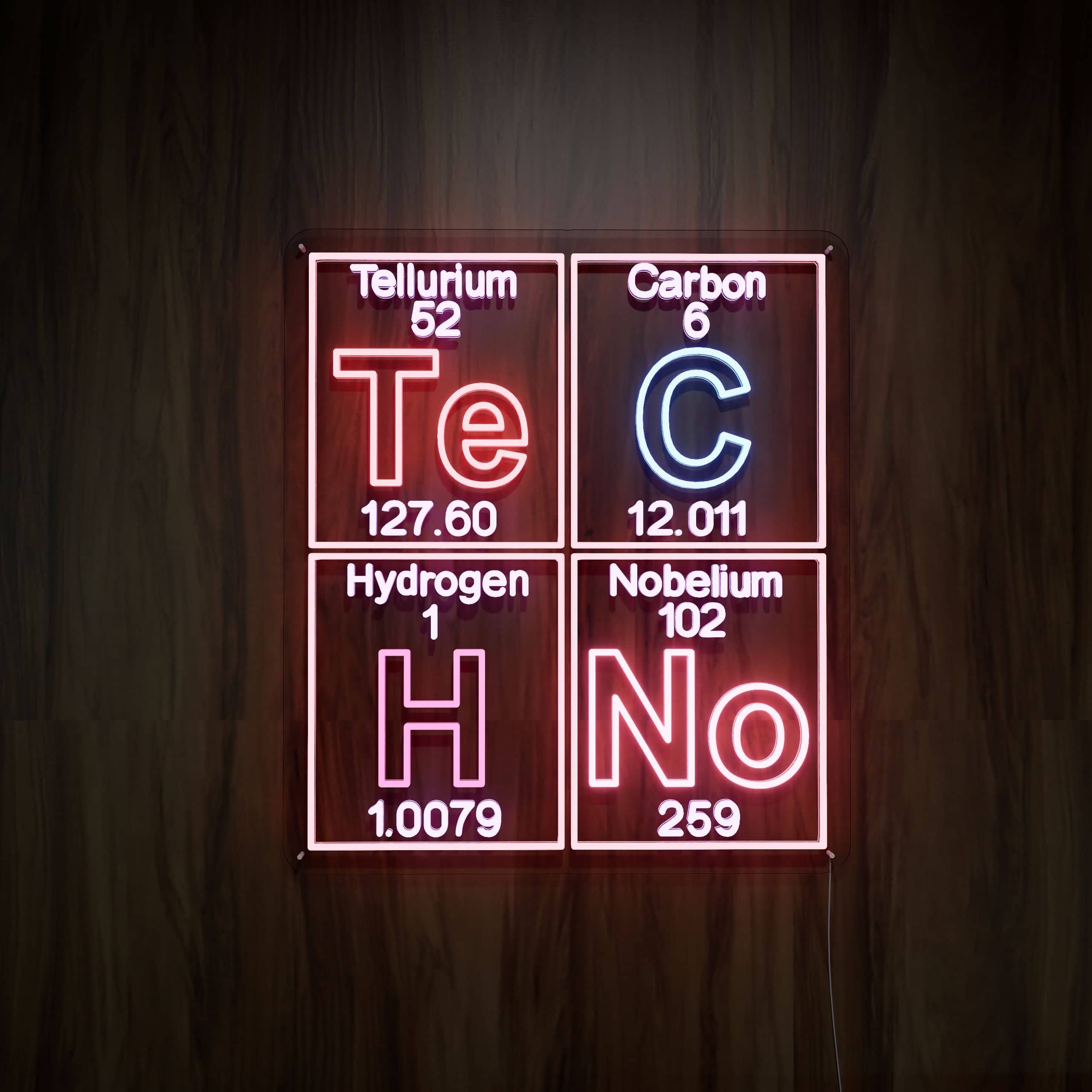 Techno Chemical Music Neon Sign — NeonsignLife™ | Custom LED Neon Sign ...