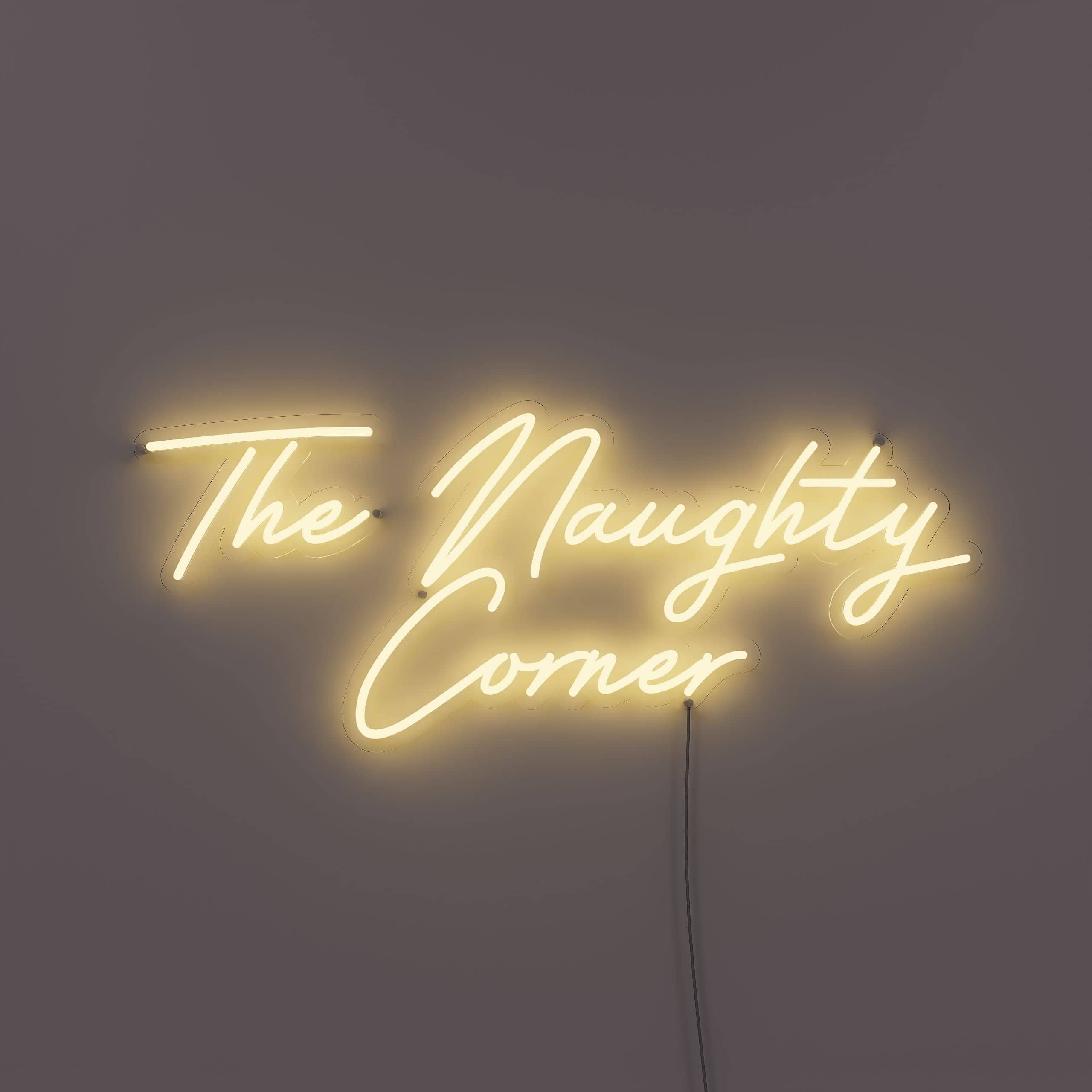 Neon Bar Signs the Naughty Corner — NeonsignLife™ | Custom LED Neon ...