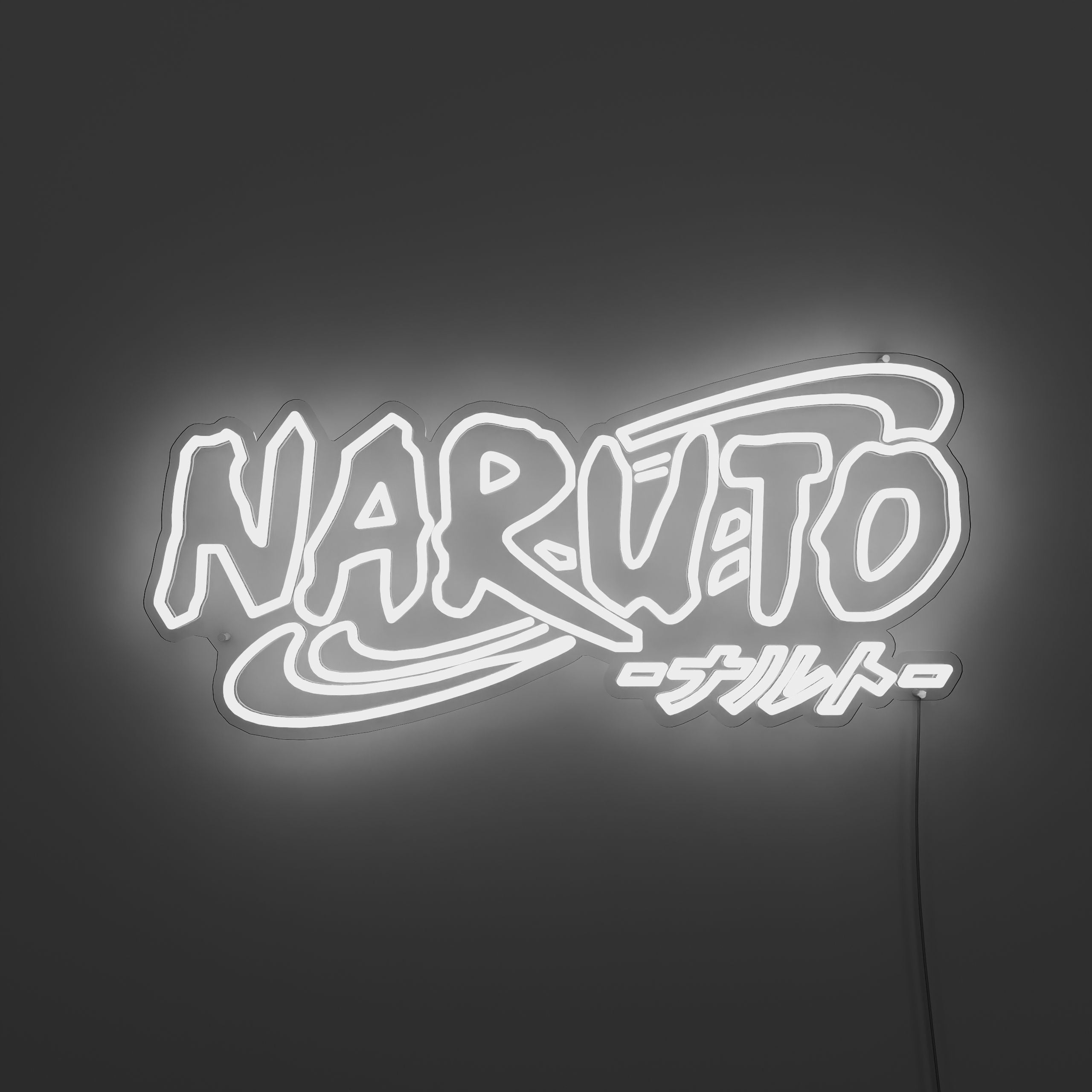 Naruto Neon Sign Logo — Custom LED Neon Sign & Wall Decor Art ...