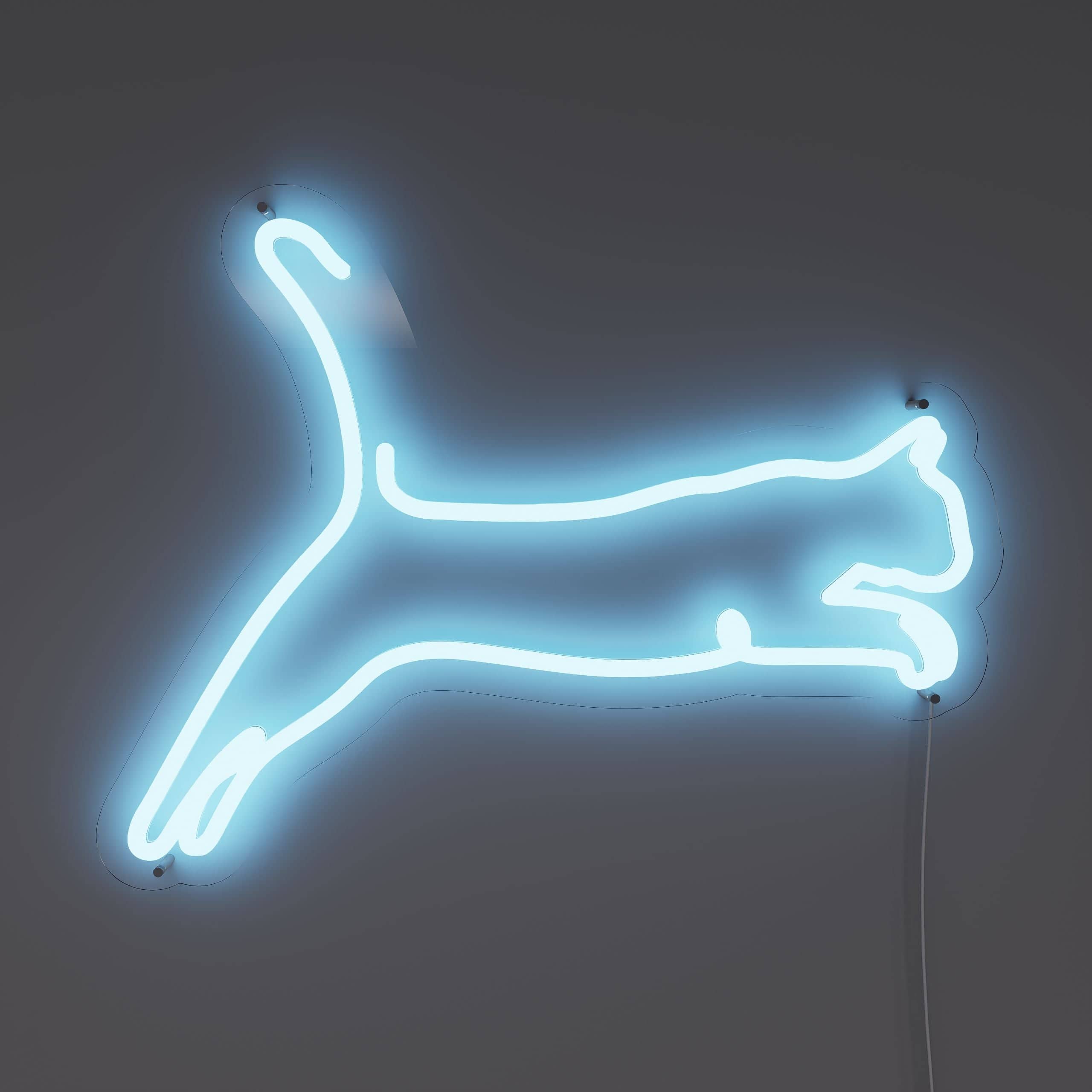 Cat Neon Sign Leaping Kitten — NeonsignLife™ | Custom LED Neon Sign ...