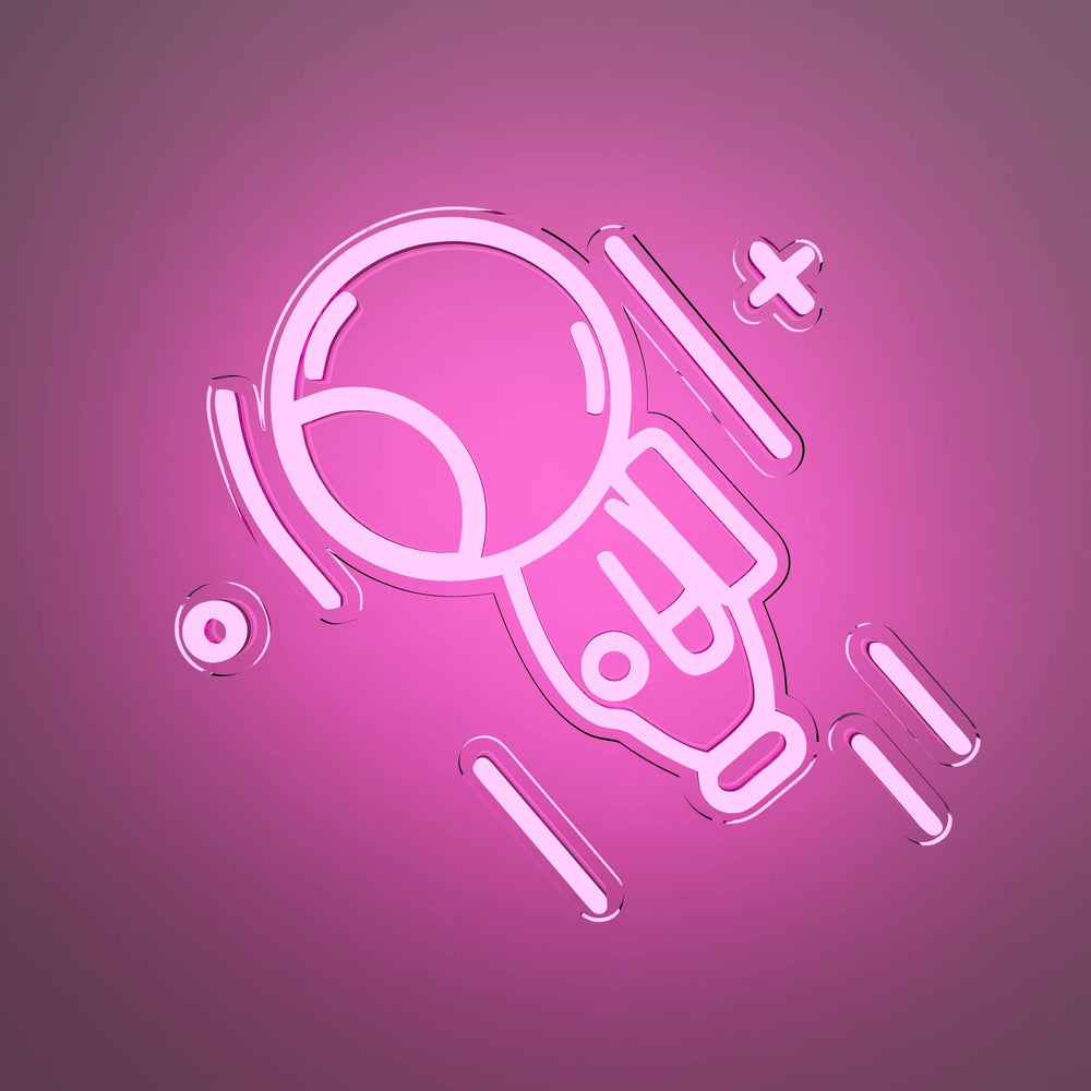 Explorer astronaut neon sign — NeonsignLife™ | Custom LED Neon Sign ...