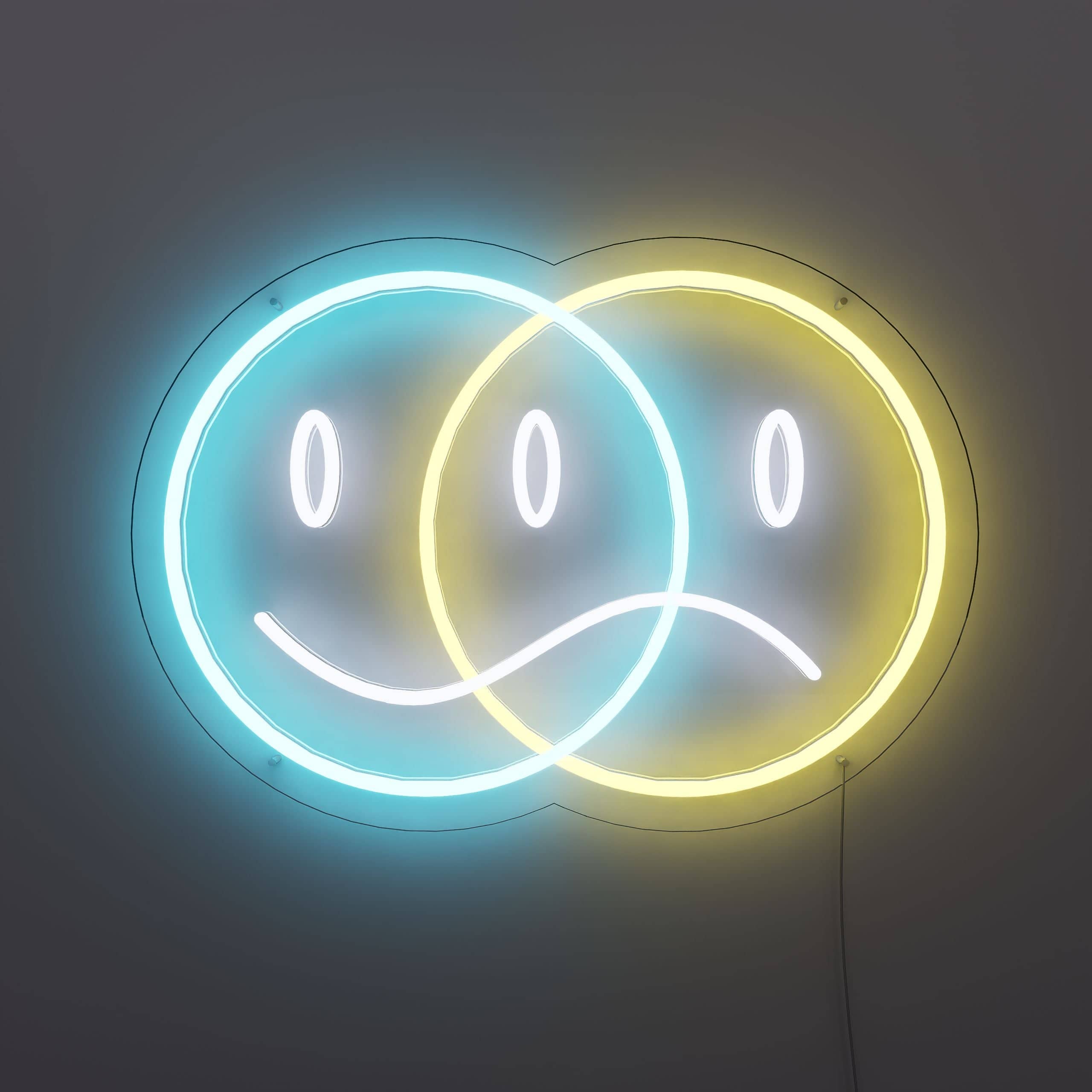 Happy or No Smile Neon Sign — NeonsignLife™ | Custom LED Neon Sign ...