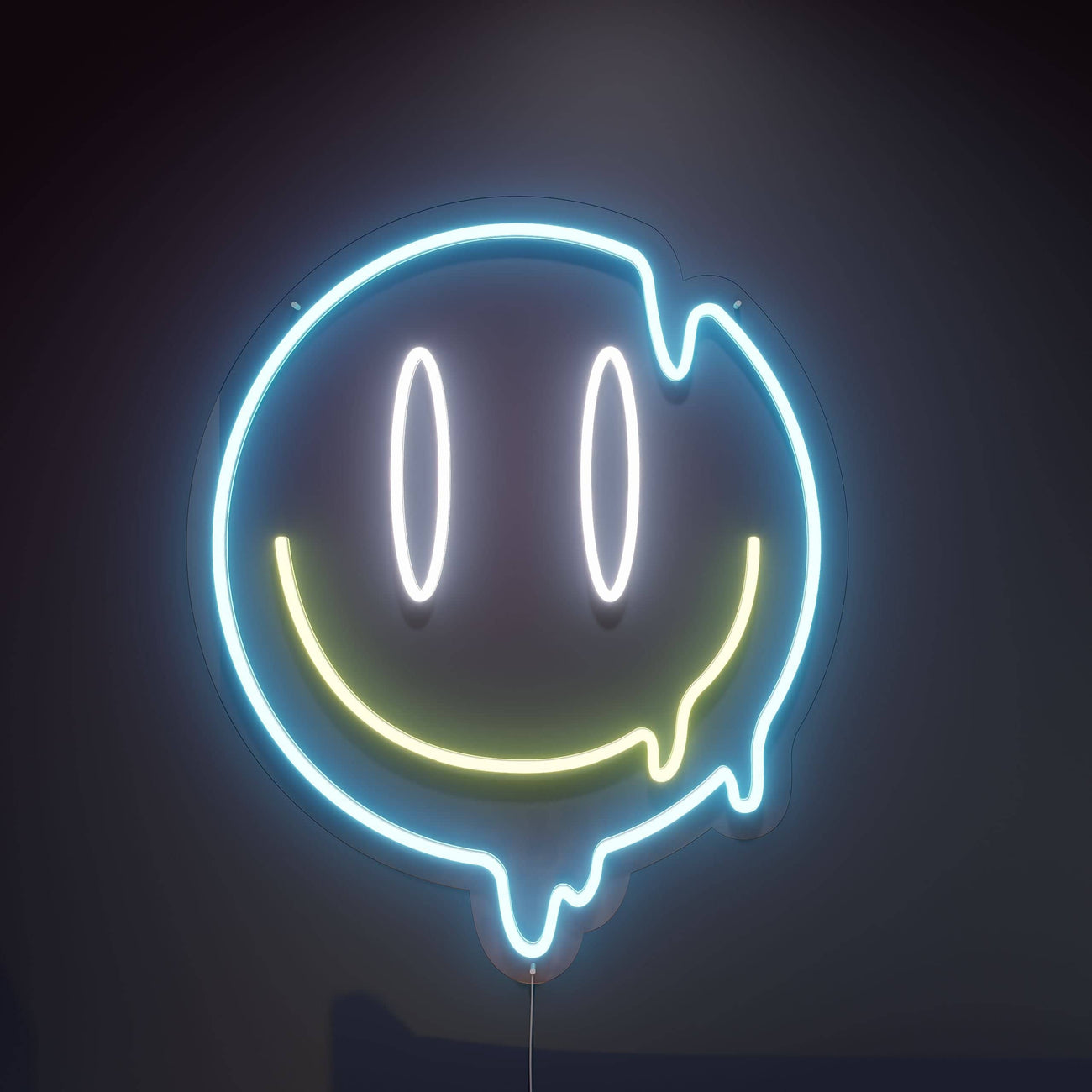 Smile Neon Sign Melted — NeonsignLife™ | Custom LED Neon Sign & Wall ...