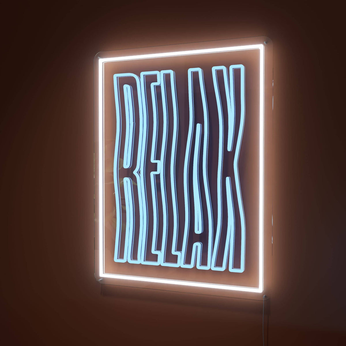 Relax Neon Sign Flowing Font — NeonsignLife™ | Custom LED Neon Sign ...