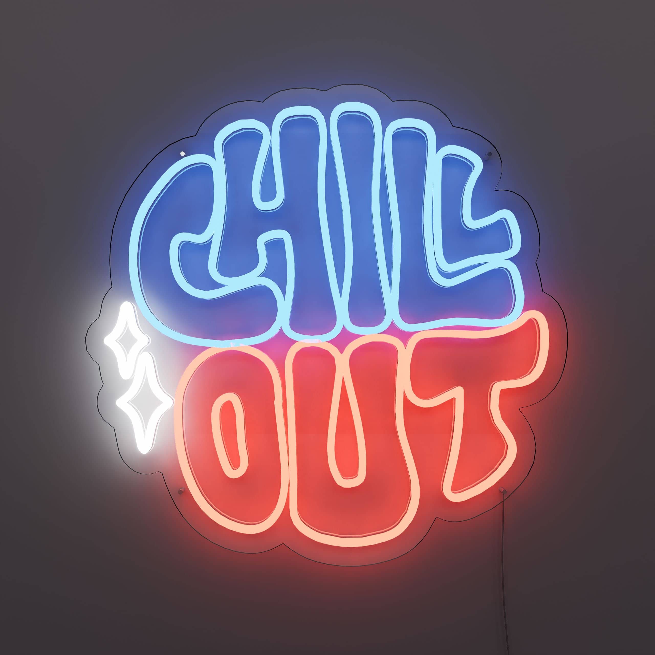 Chill Out Neon Sign — NeonsignLife™ | Custom LED Neon Sign & Wall Decor Art