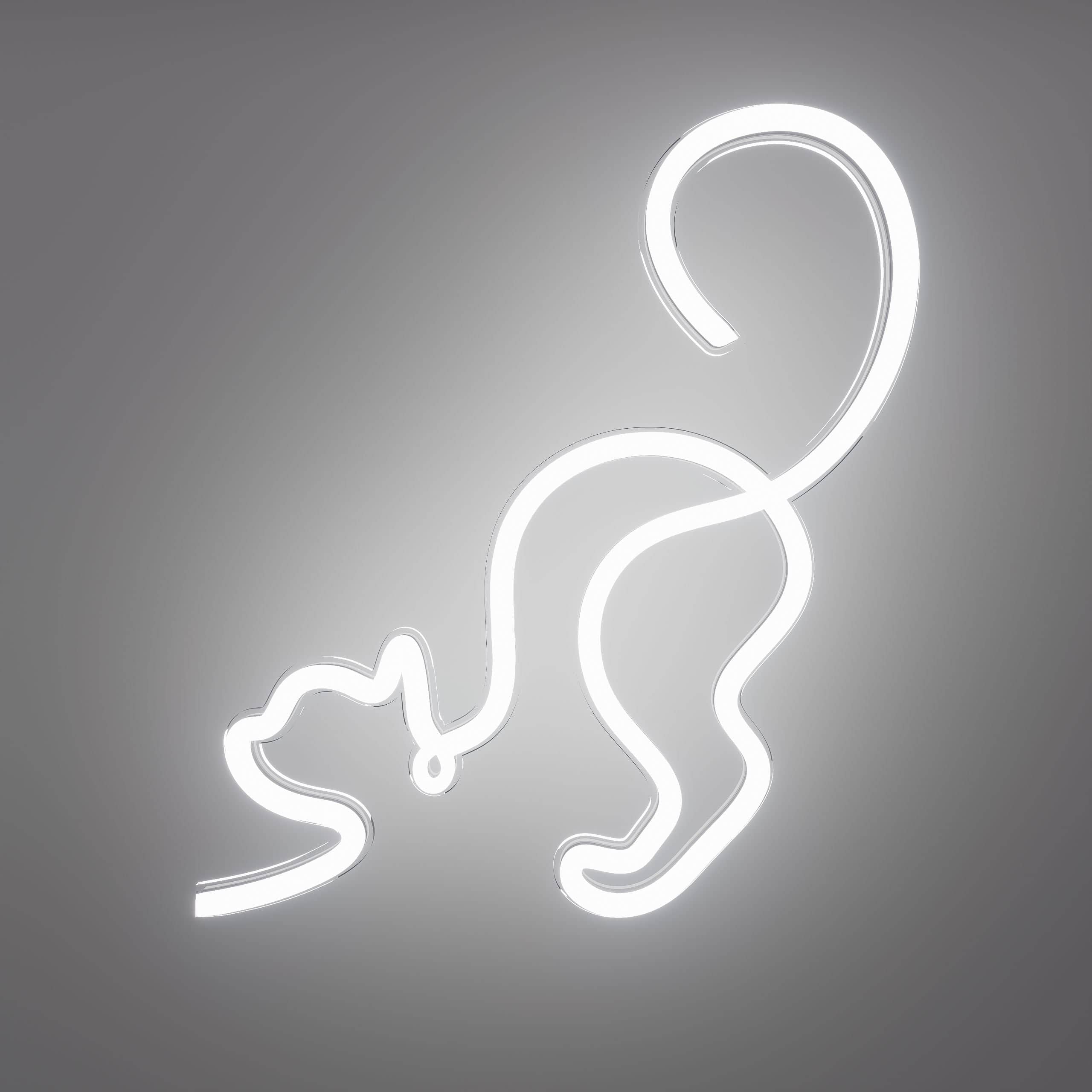 Stretching Kitty cat neon sign — NeonsignLife™ | Custom LED Neon Sign ...