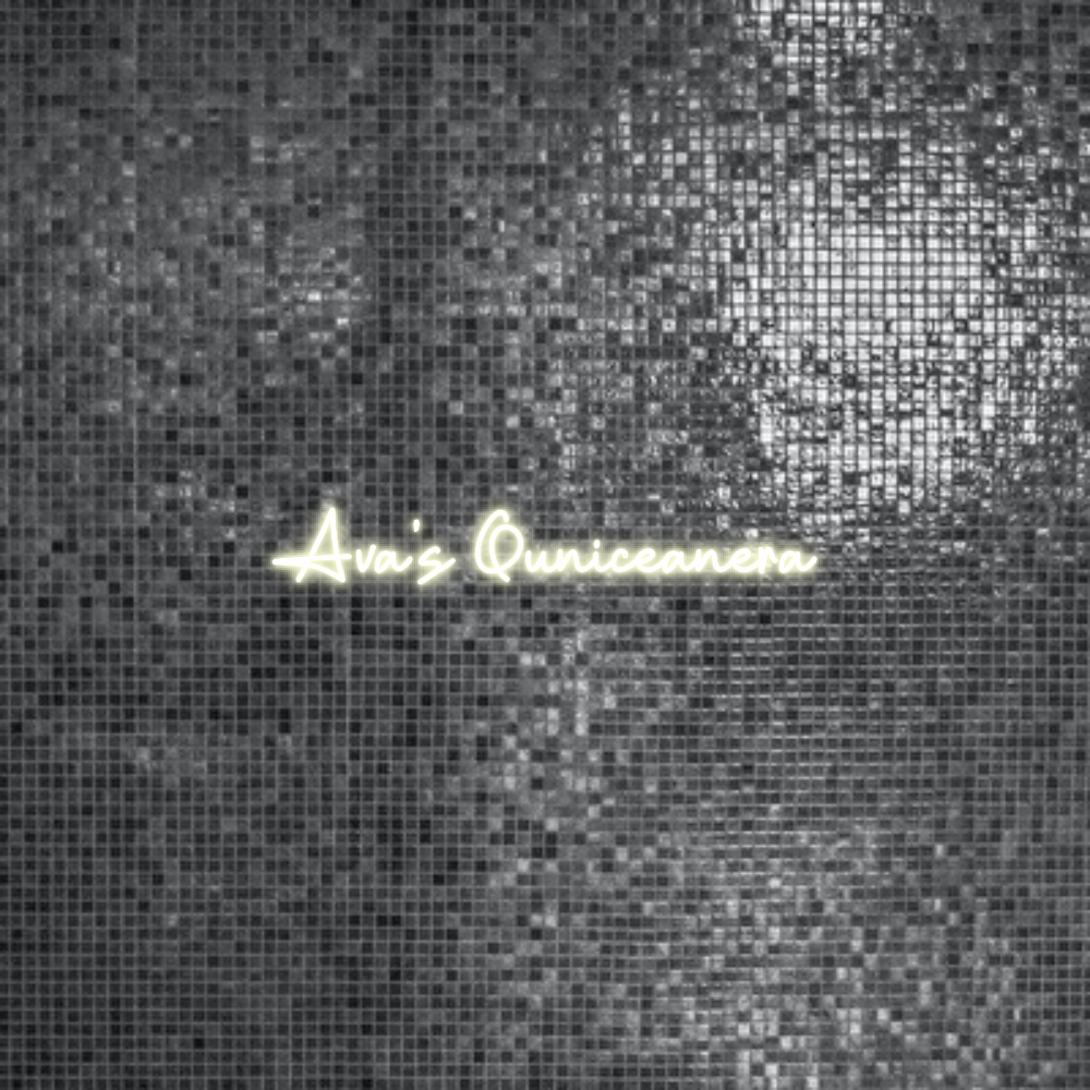 Glass Neon Signs Ava’s Quniceane... — NeonsignLife™ | Custom LED Neon ...