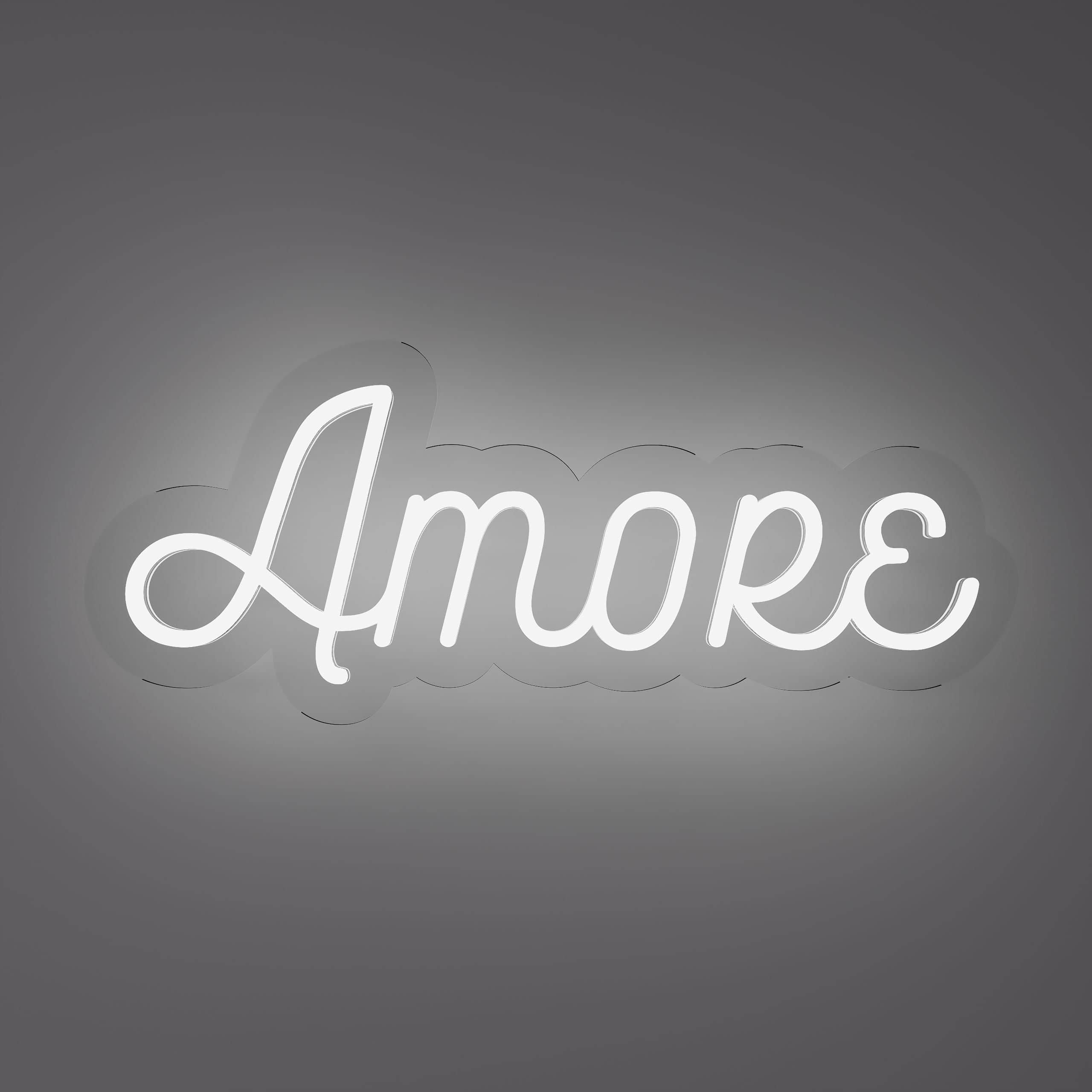 Neon wedding sign Amore — NeonsignLife™ | Custom LED Neon Sign & Wall ...