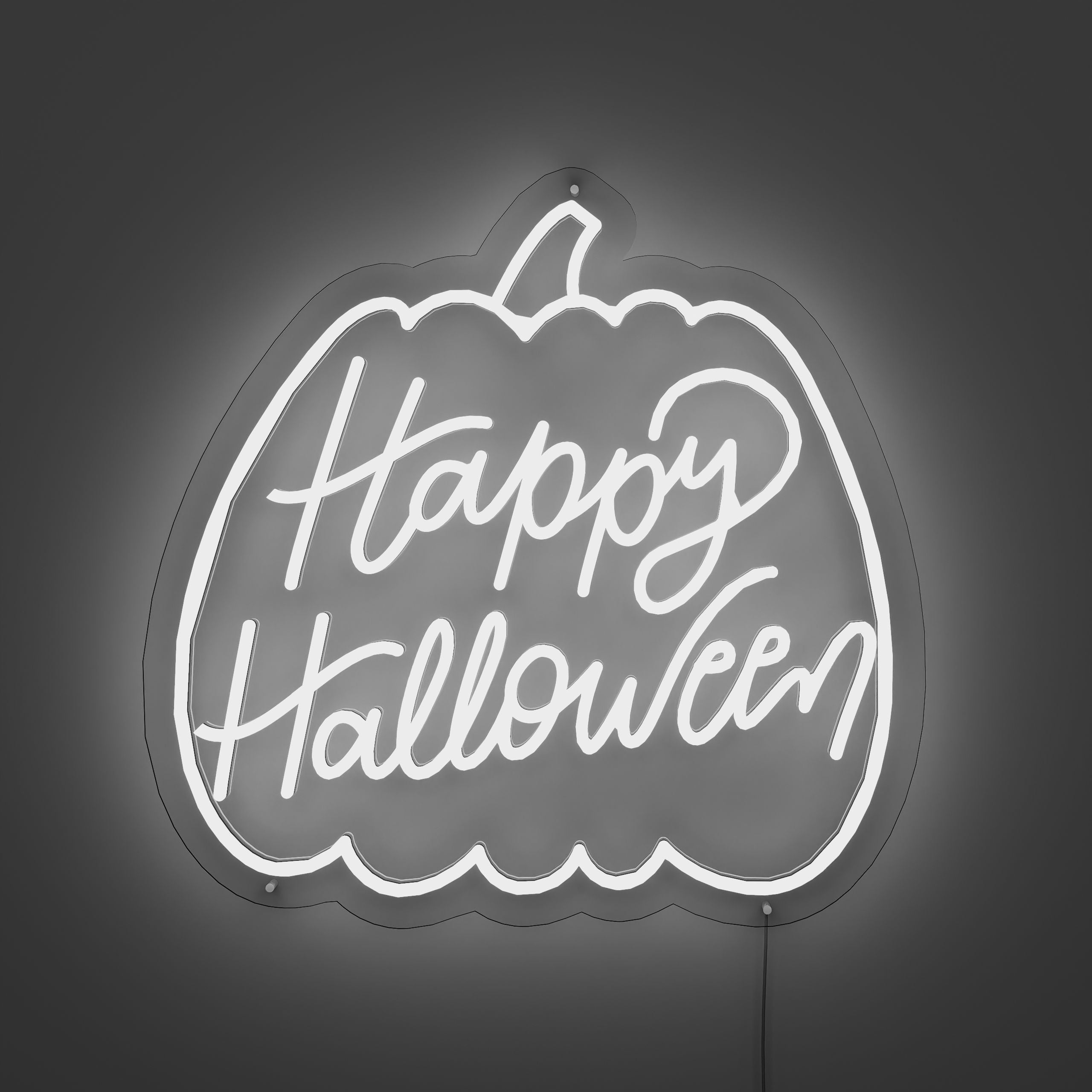 Happy Halloween Neon Sign pumpkin — NeonsignLife™ | Custom LED Neon ...