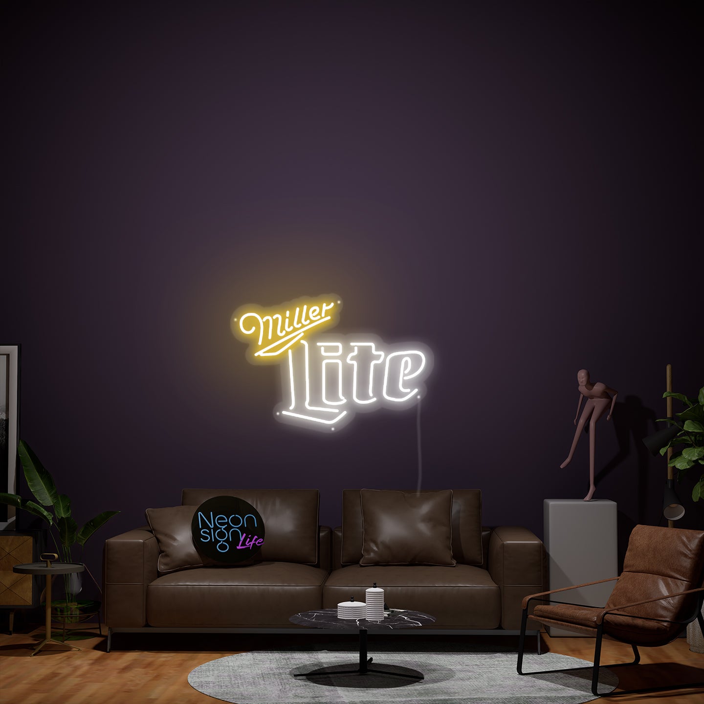 Miller Lite Neon Sign — NeonsignLife™ | Custom LED Neon Sign & Wall ...