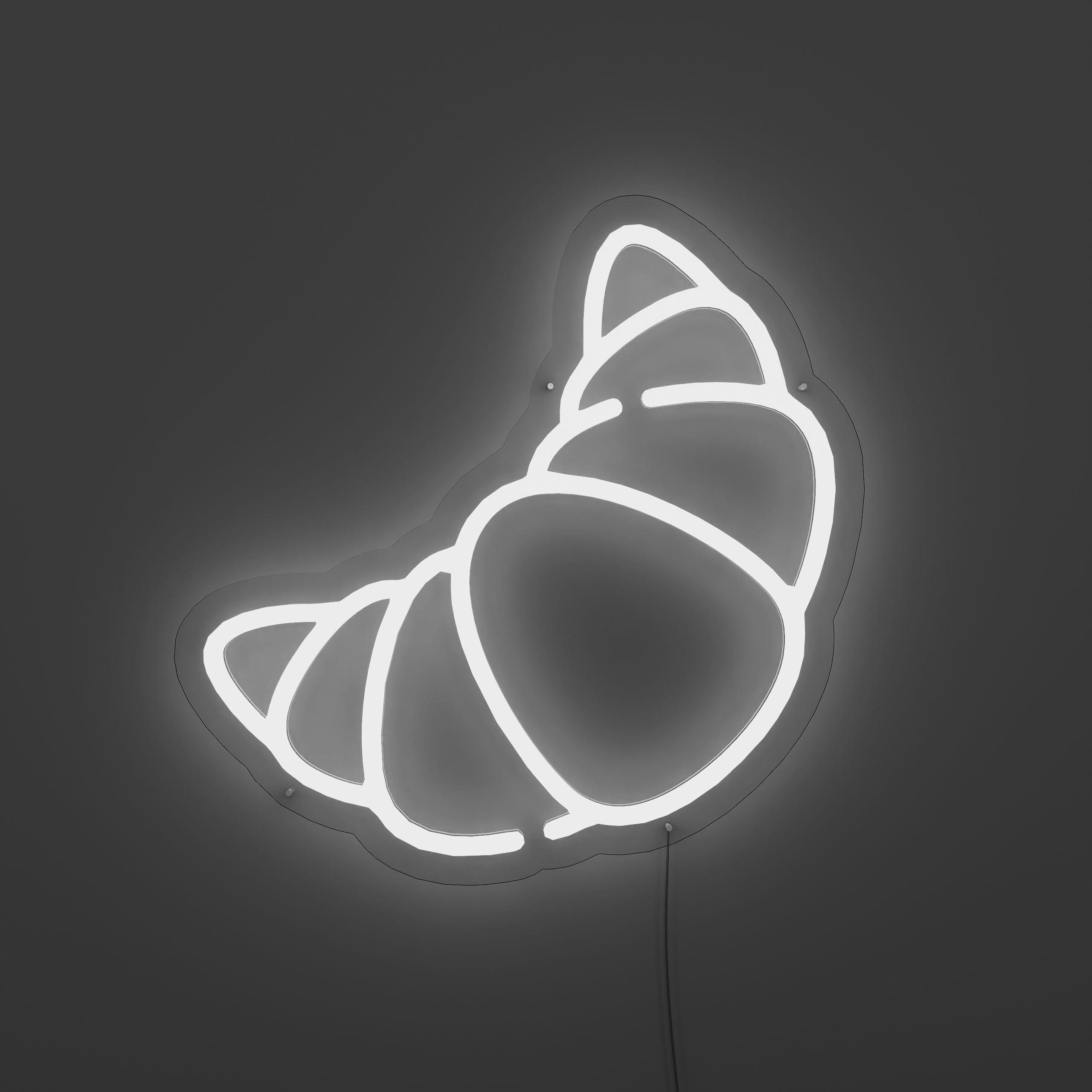 Croissant Light in Neon — NeonsignLife™ | Custom LED Neon Sign & Wall ...