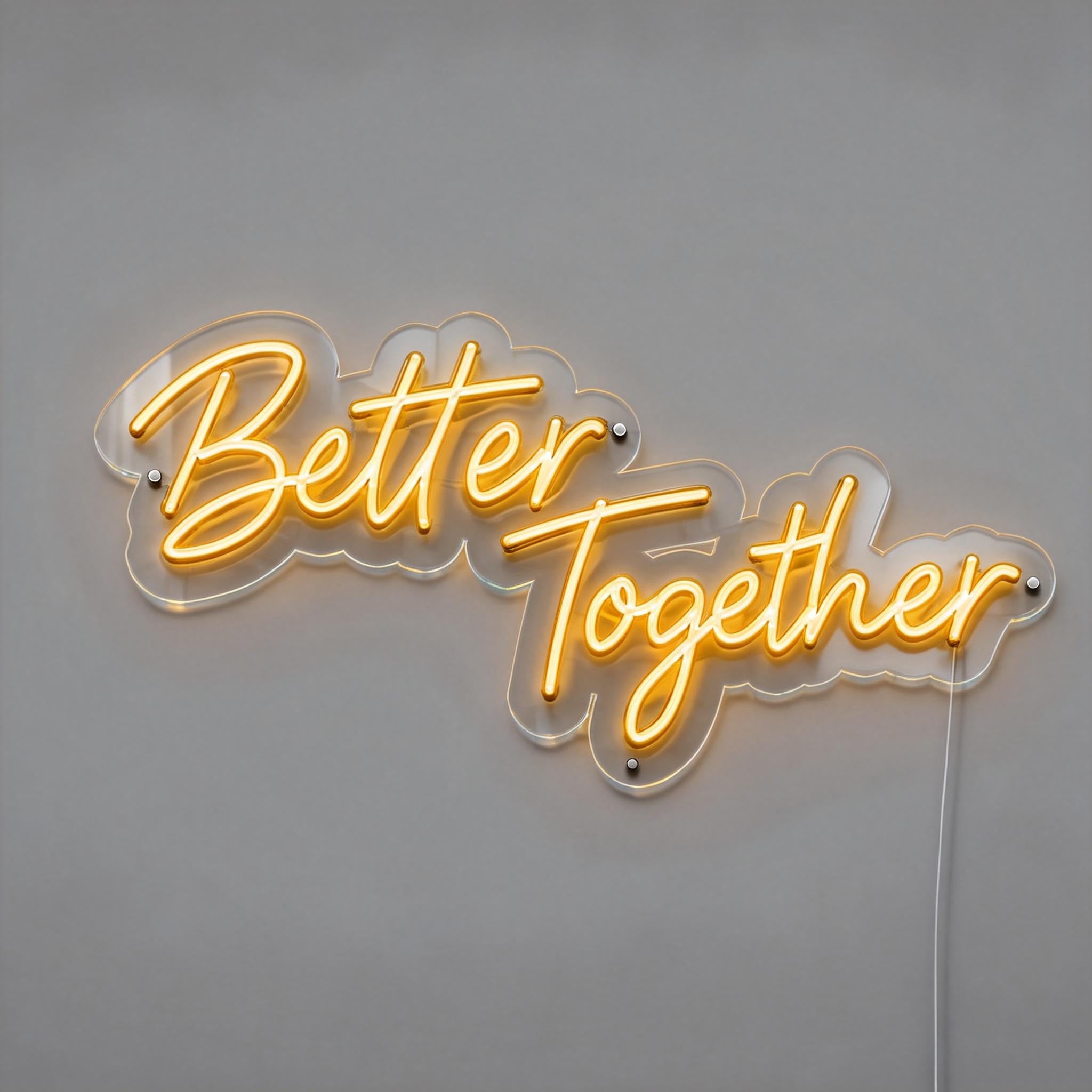 Better Together Led Neon — NeonsignLife™ | Custom LED Neon Sign & Wall ...