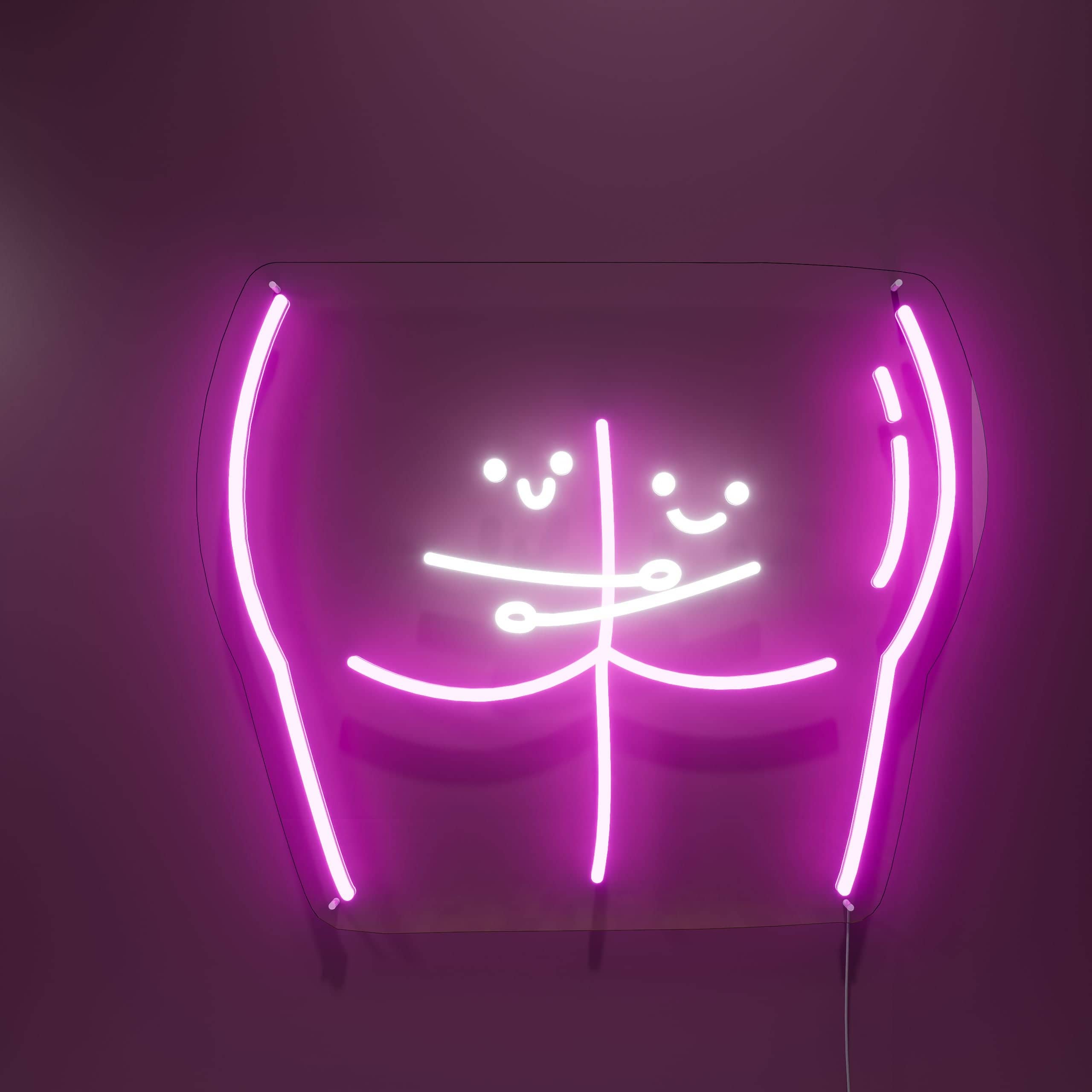 Happy Butt Funny Neon Signs — NeonsignLife™ | Custom LED Neon Sign ...
