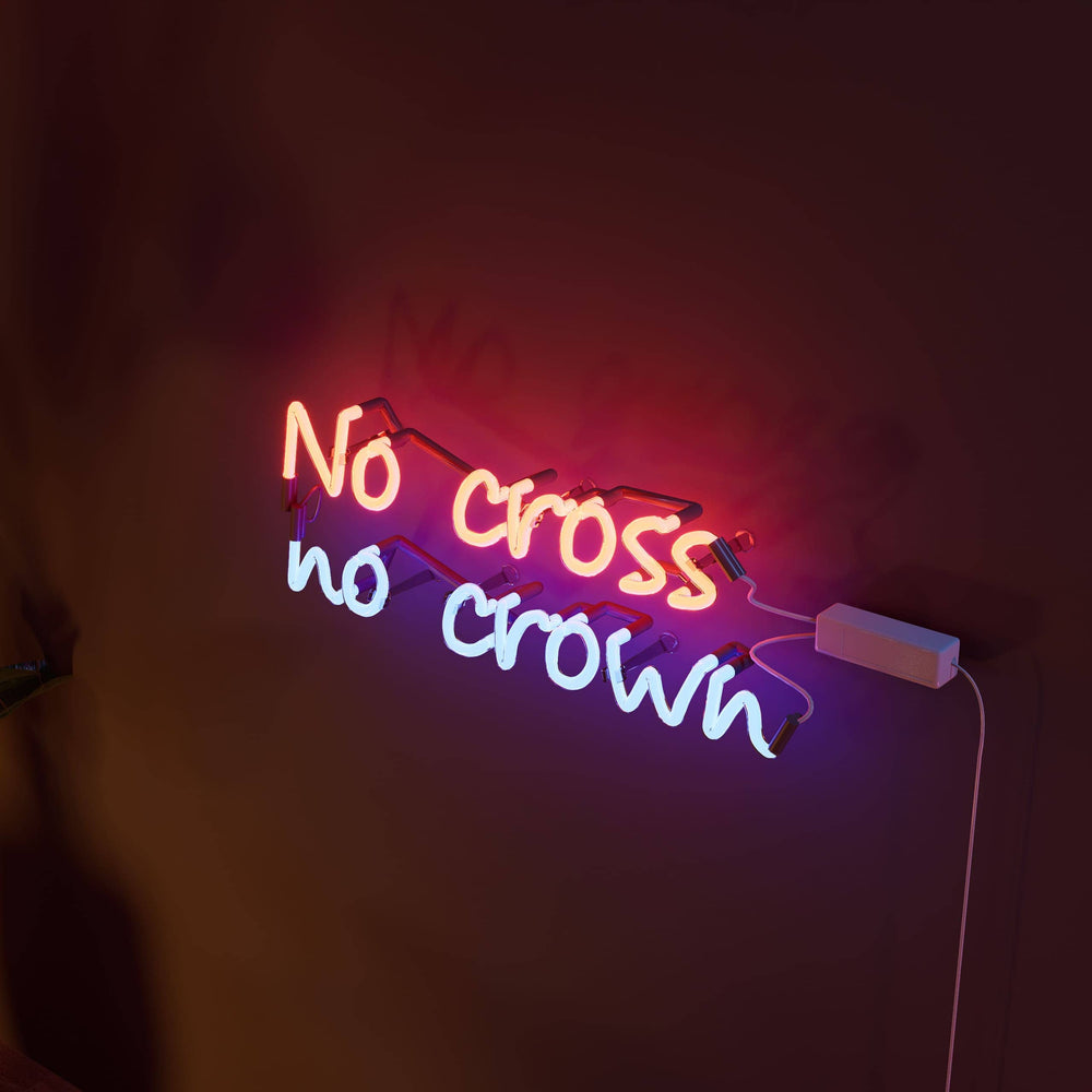 No Cross No Crown vintage bar signs neon — NeonsignLife™ | Custom LED ...
