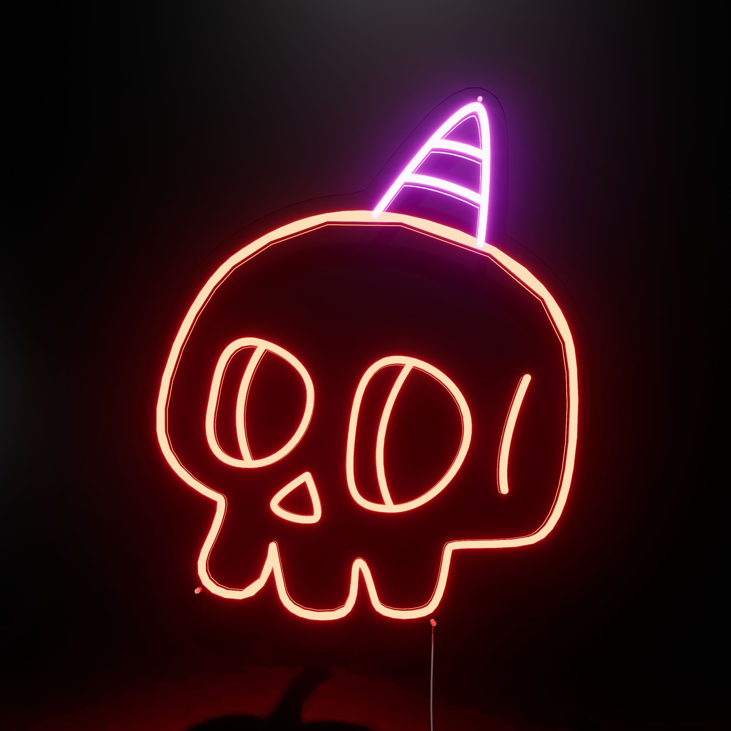 Skull Halloween LED Neon Sign — NeonsignLife™ | Custom LED Neon Sign ...