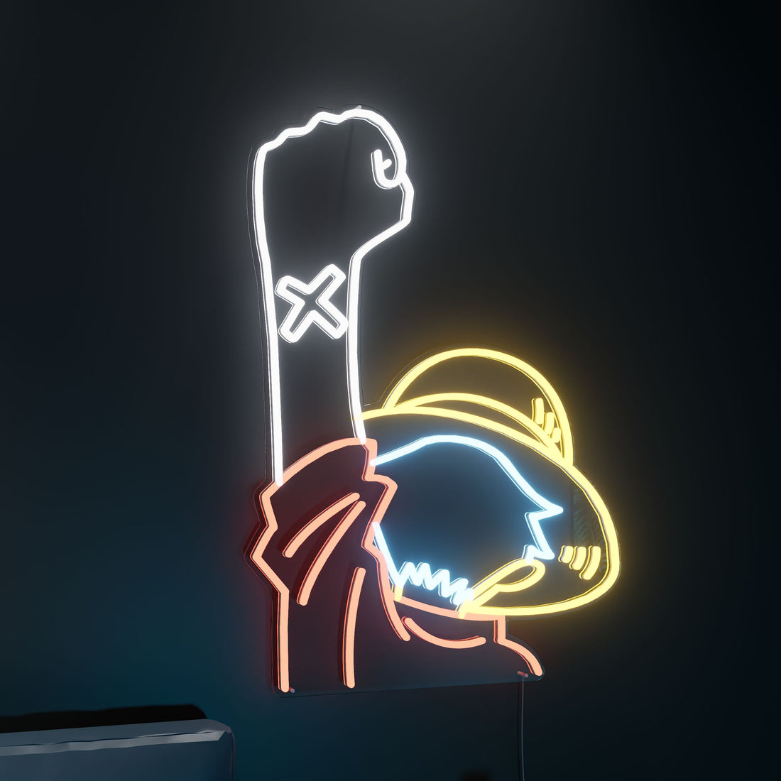 Fighting Luffy One Piece Neon Sign — NeonsignLife™ | Custom LED Neon ...