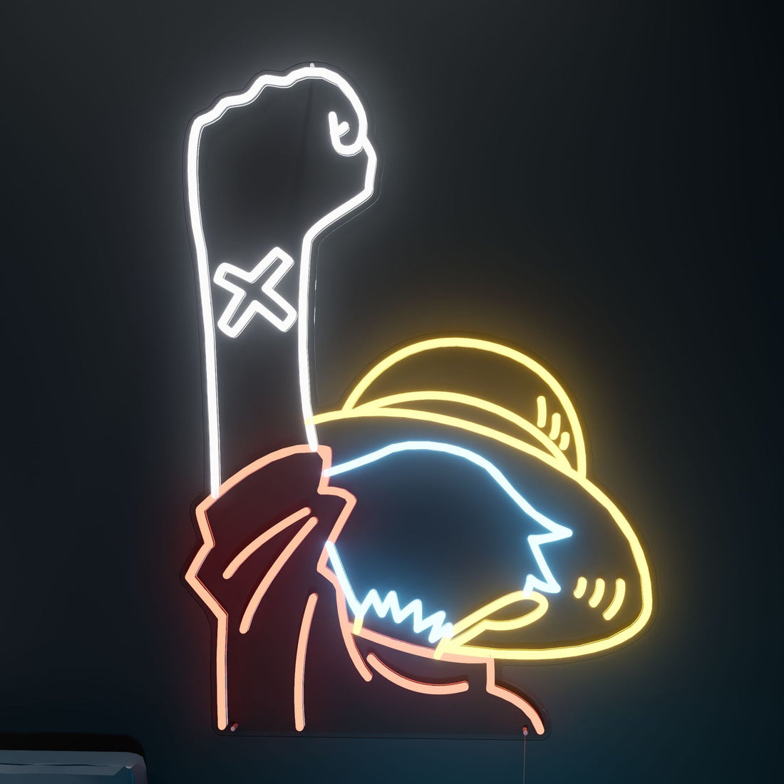 Fighting Luffy One Piece Neon Sign — NeonsignLife™ | Custom LED Neon ...