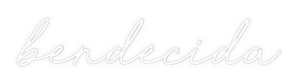 Custom LED Neon Signs bendecida — NeonsignLife™ | Custom LED Neon Sign ...