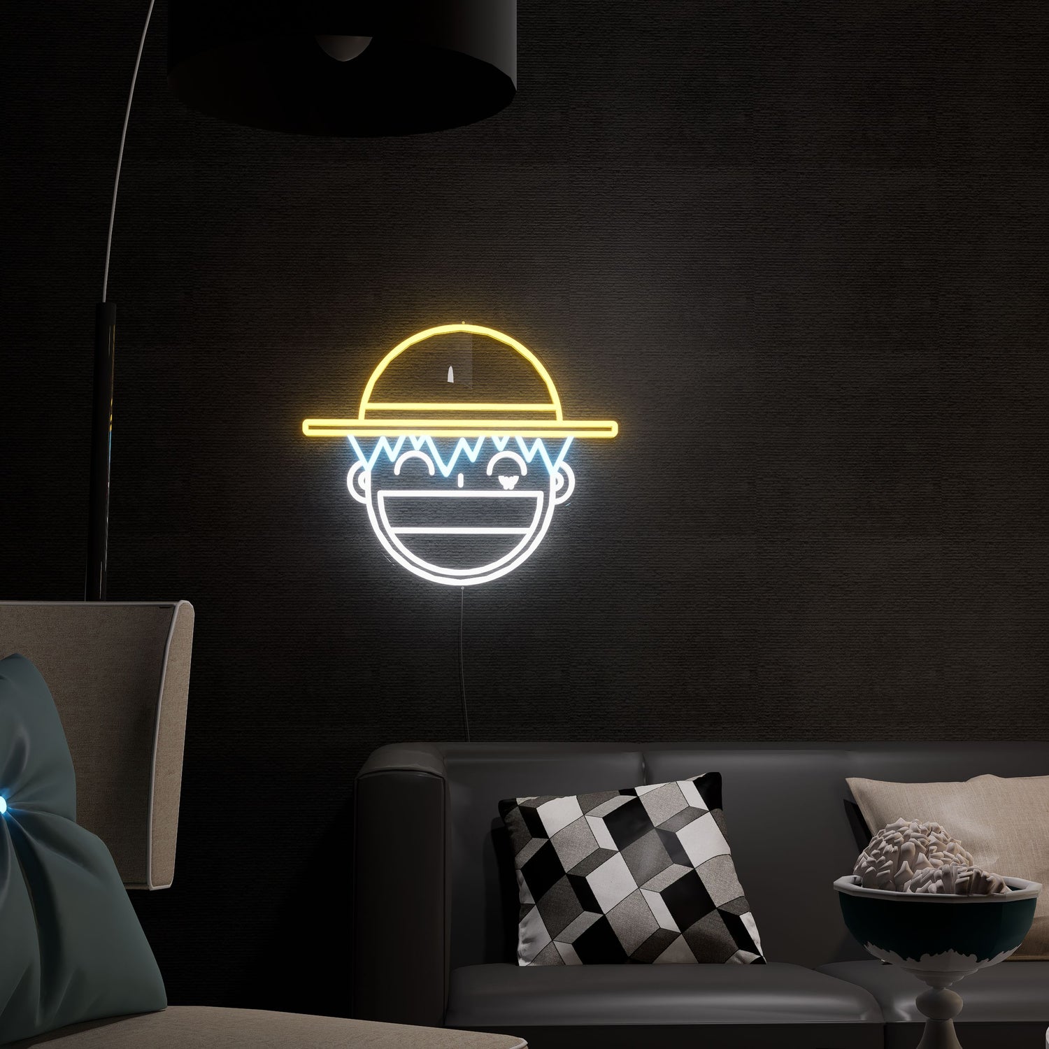 One Piece Neon Sign Luffy Smile — NeonsignLife™ | Custom LED Neon Sign ...