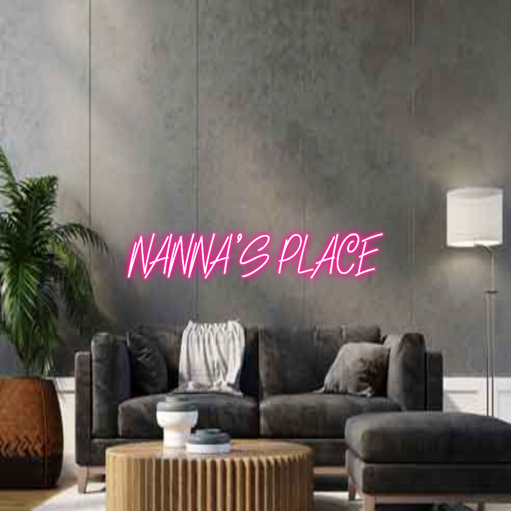 Custom LED Neon Signs NANNA'S PLACE — NeonsignLife™ | Custom LED Neon ...