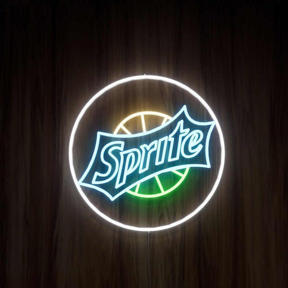 Drink Neon Sign Sprite — Custom LED Neon Sign & Wall Decor Art ...