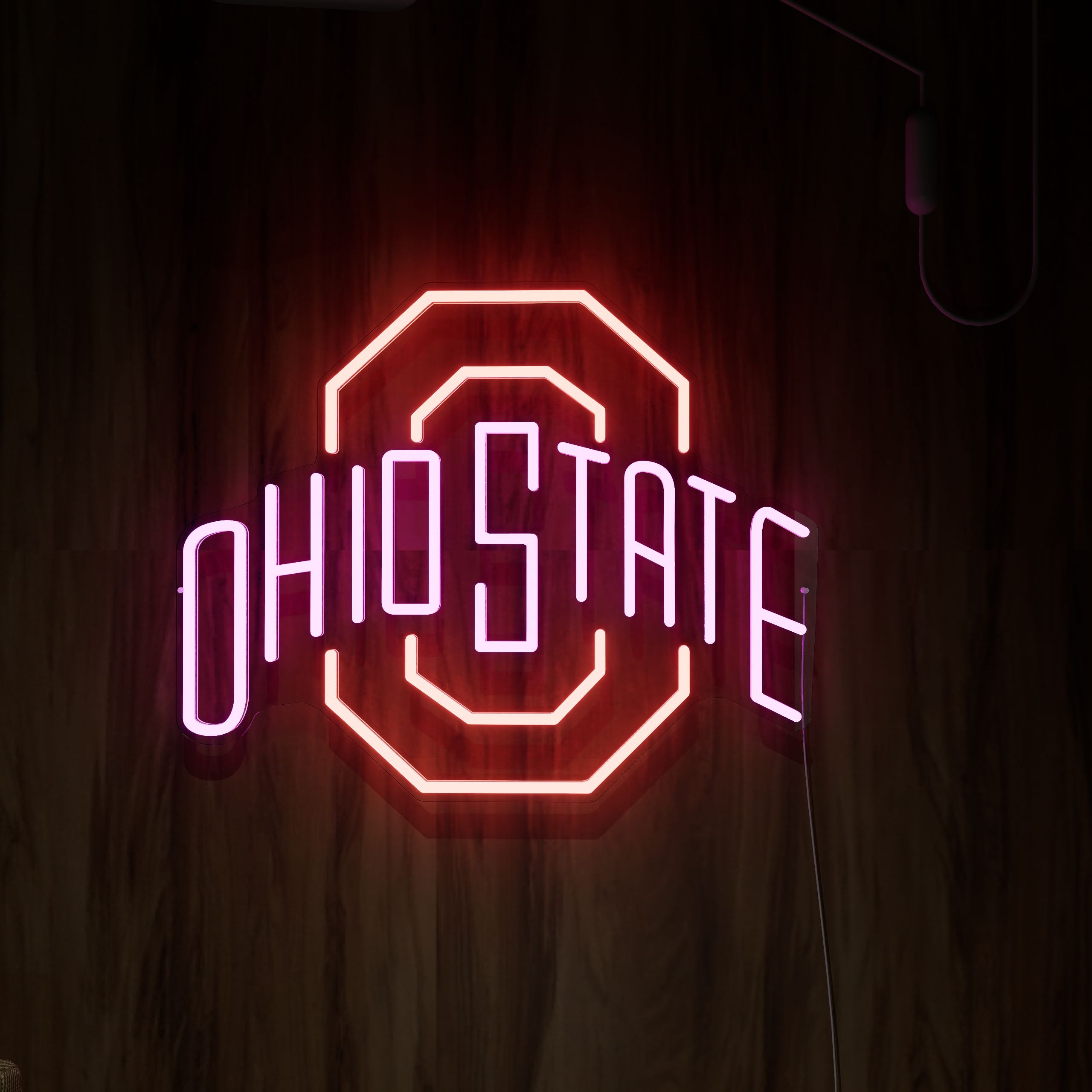 OHIO STATE NEON SIGN — Custom LED Neon Sign & Wall Decor Art | NeonsignLife
