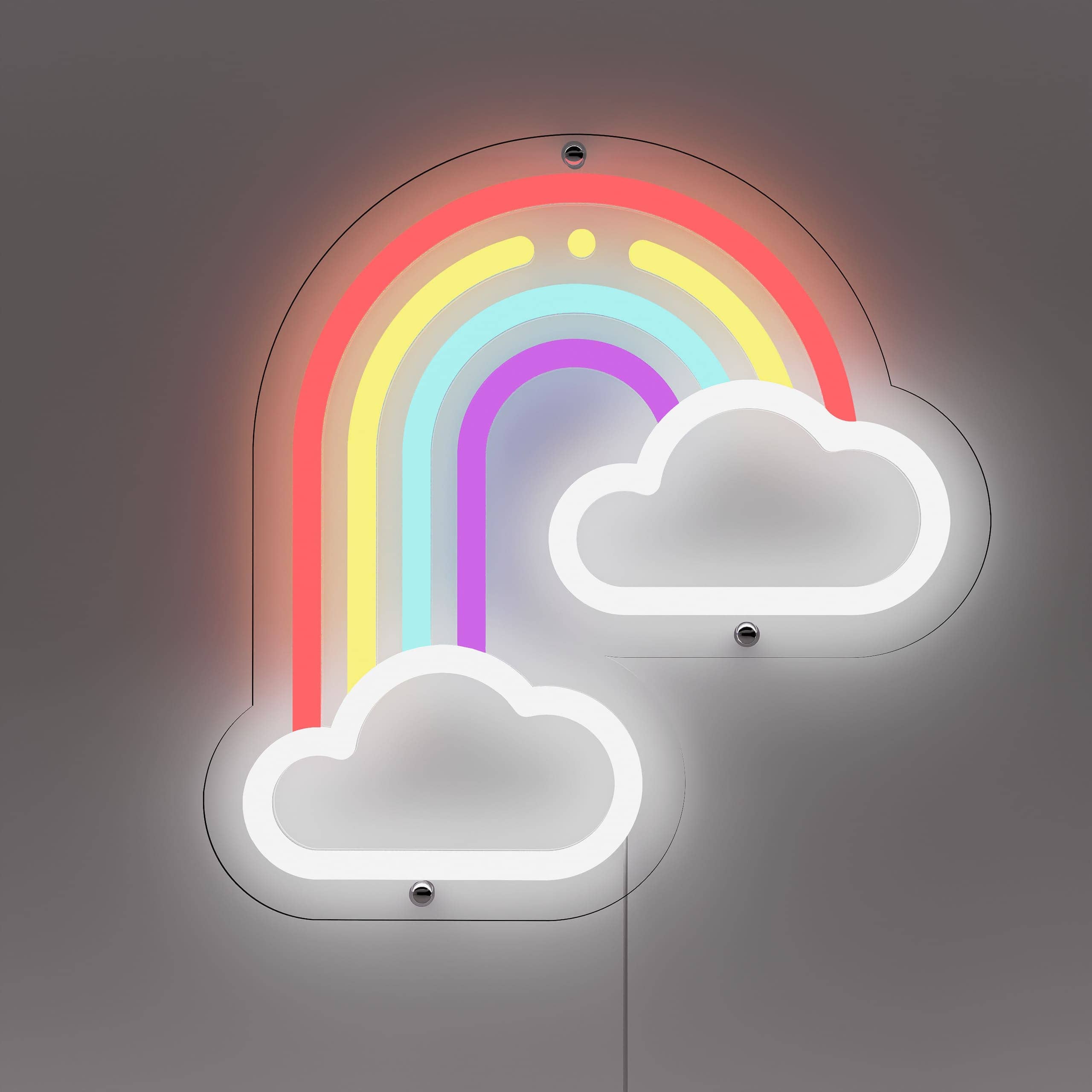 Rainbow cloud neon sign — NeonsignLife™ | Custom LED Neon Sign & Wall ...