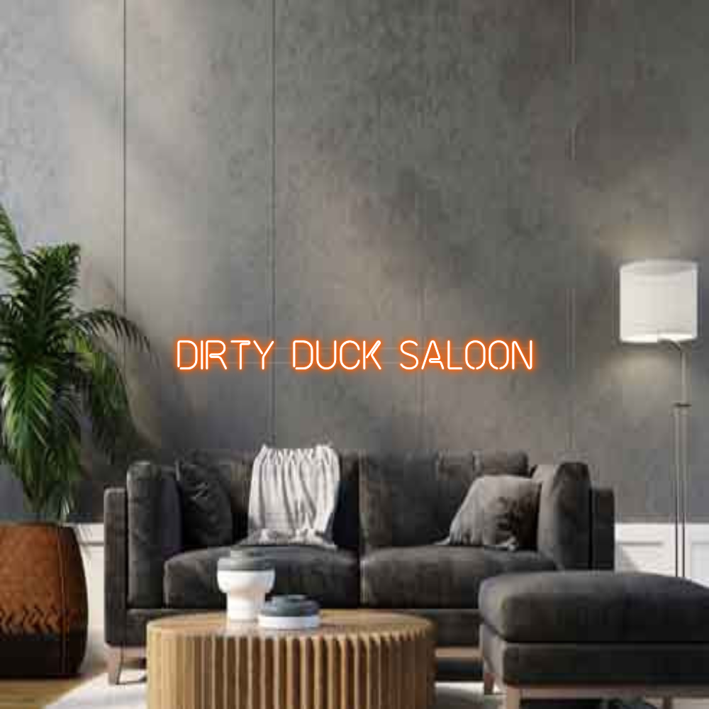 Custom LED Neon Signs Dirty Duck Salo... — NeonsignLife™ | Custom LED ...