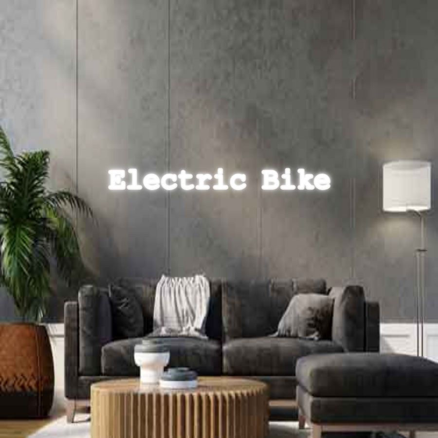 Custom LED Neon Signs Electric Bike — NeonsignLife™ | Custom LED Neon ...