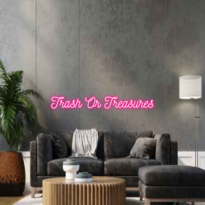 Custom LED Neon Signs Trash Or Treasu... — NeonsignLife™ | Custom LED ...