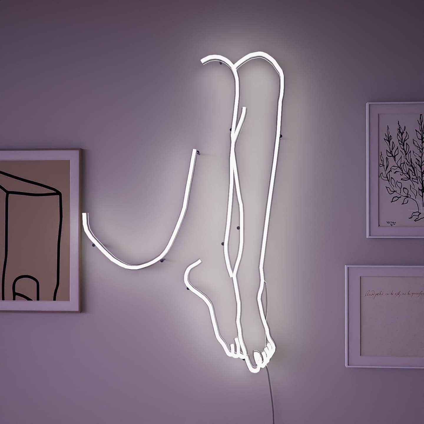Pure legs neon sign — NeonsignLife™ | Custom LED Neon Sign & Wall Decor Art