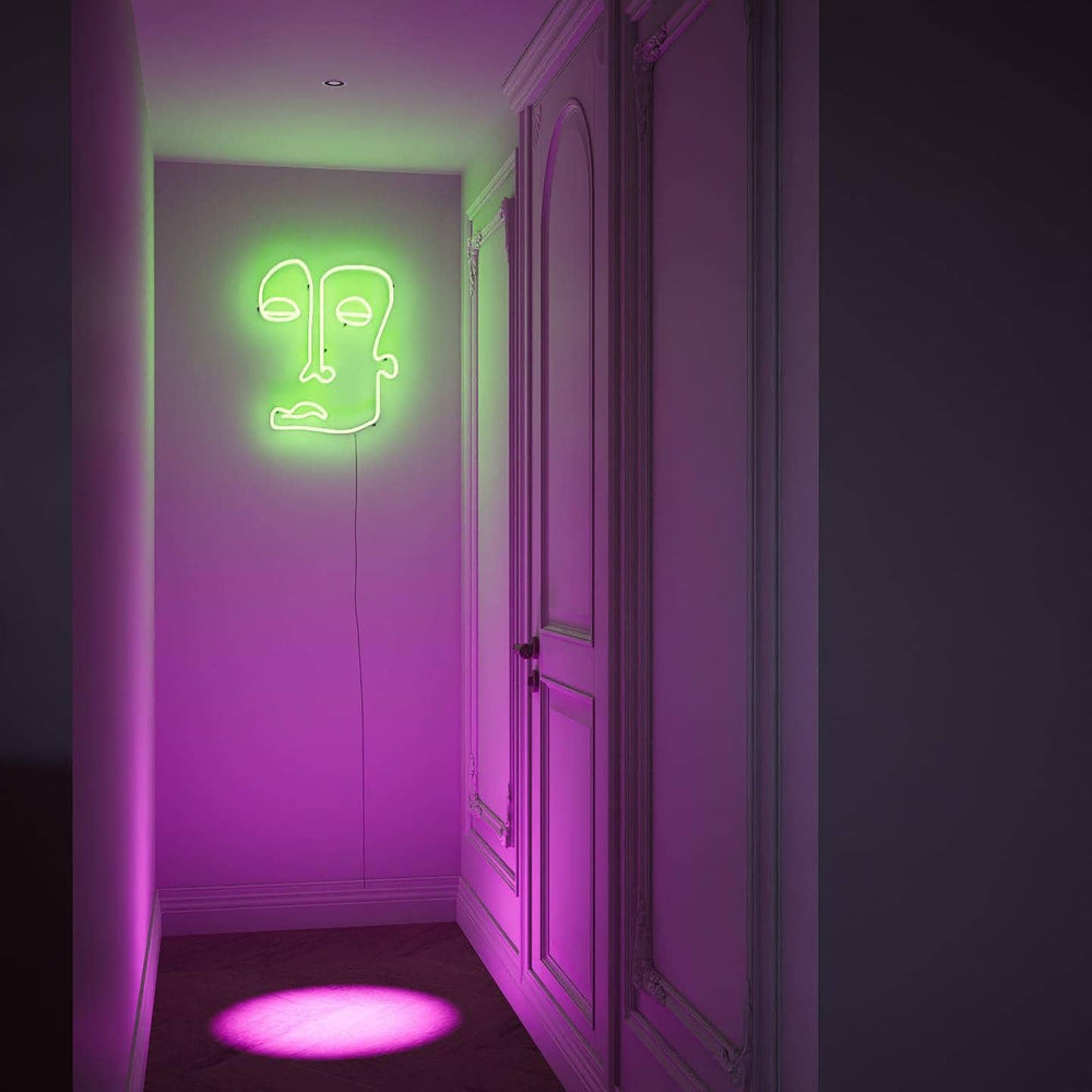 Boring Face Neon Sign — NeonsignLife™ | Custom LED Neon Sign & Wall ...