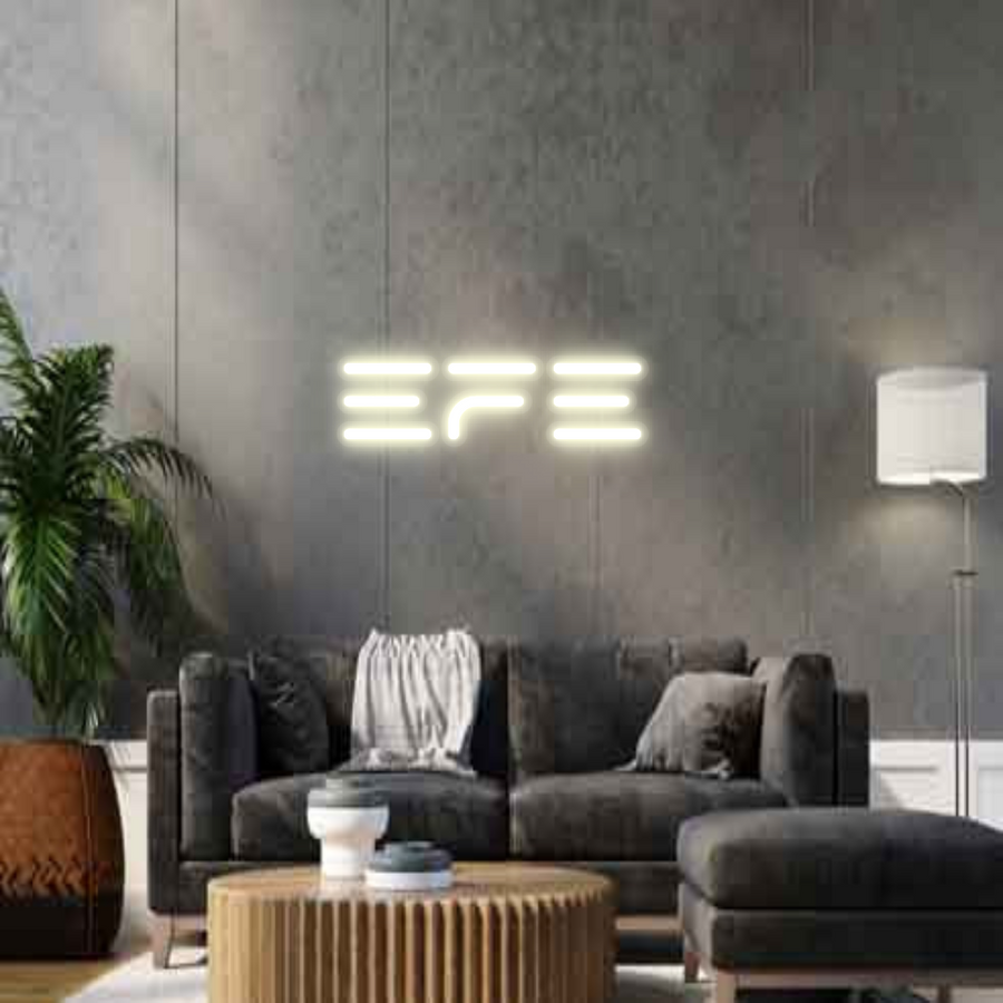 Custom LED Neon Signs Efe — NeonsignLife™ | Custom LED Neon Sign & Wall ...