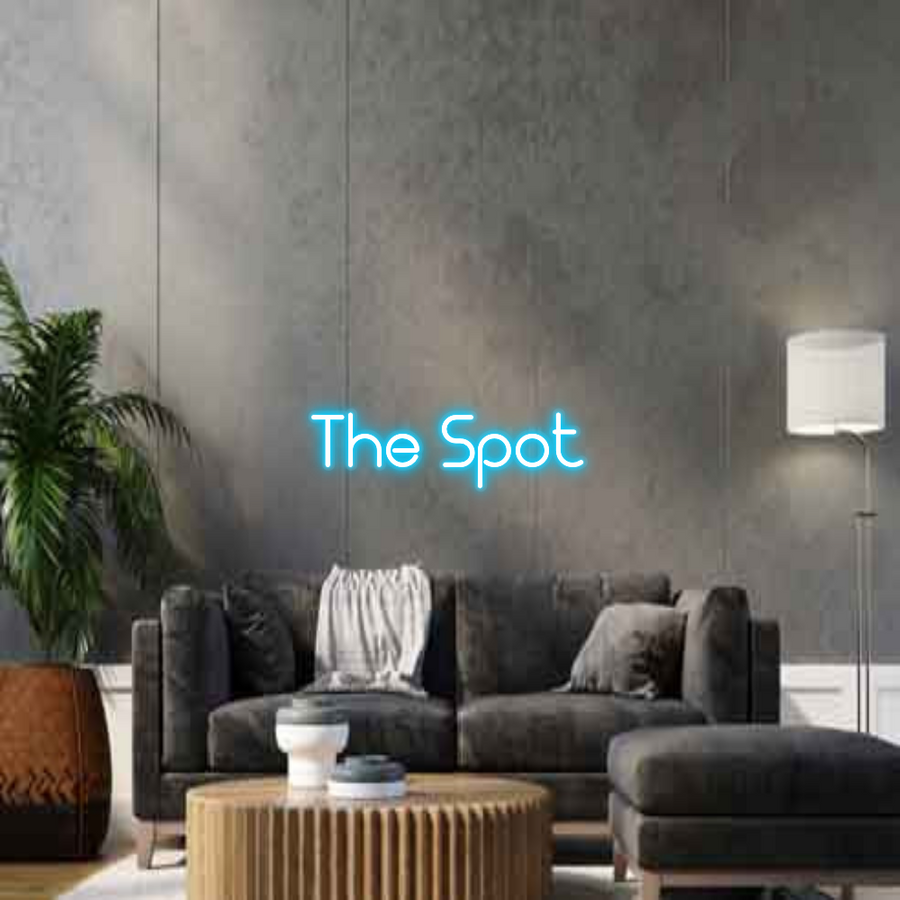 Custom LED Neon Signs The Spot — NeonsignLife™ | Custom LED Neon Sign ...