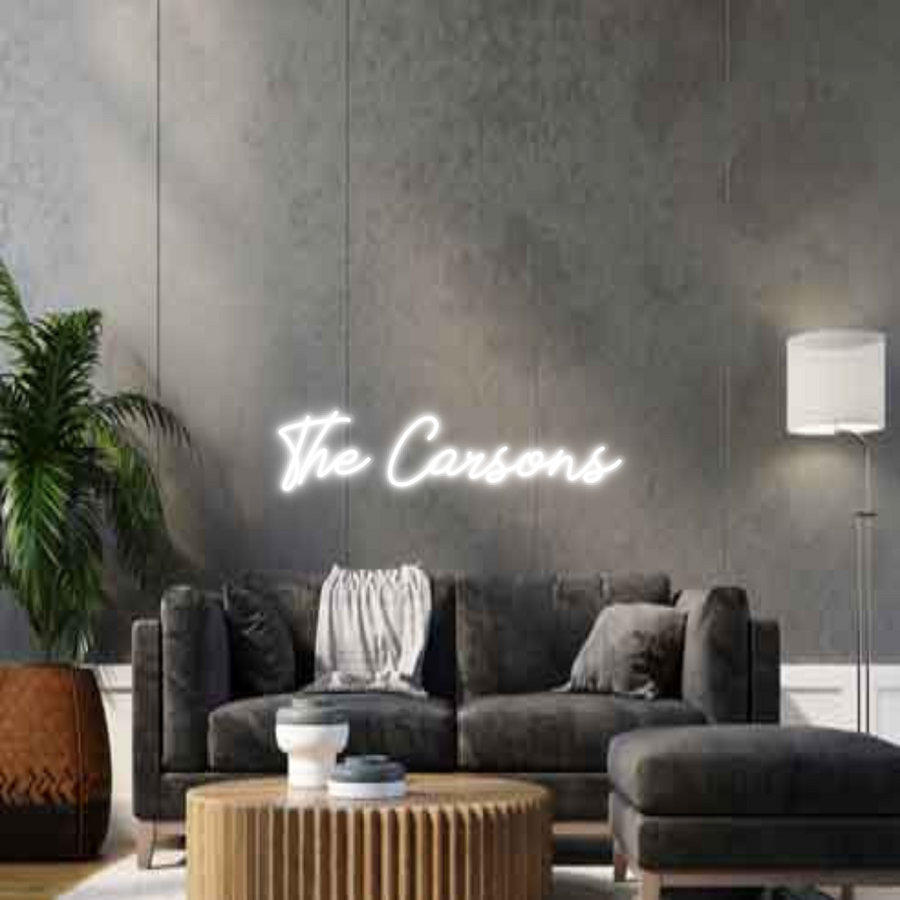 Custom LED Neon Signs The Carsons — NeonsignLife™ | Custom LED Neon ...