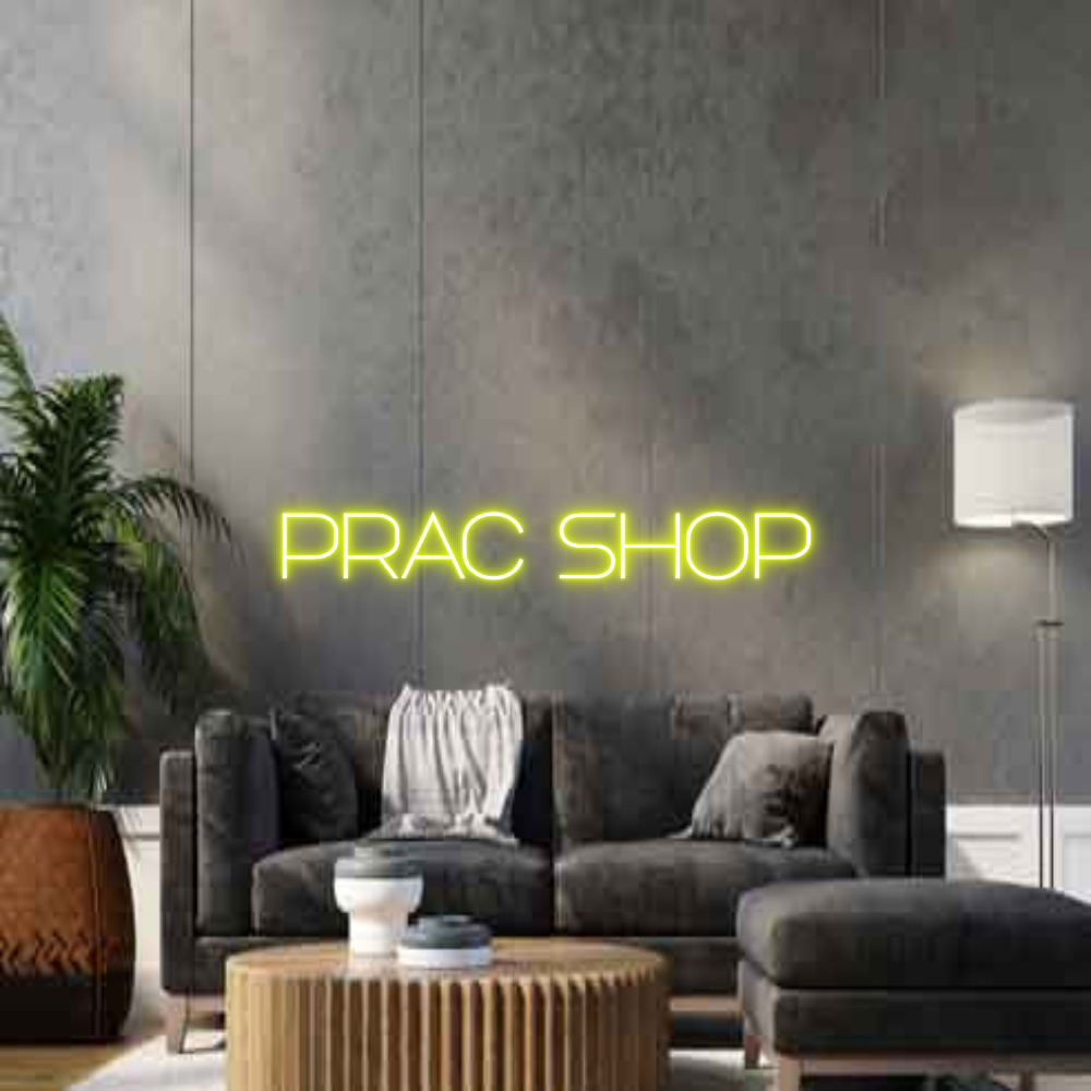 Custom LED Neon Signs PRAC SHOP — NeonsignLife™ | Custom LED Neon Sign ...