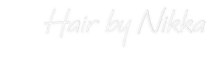 Custom LED Neon Signs Hair by Nikka — NeonsignLife™ | Custom LED Neon ...