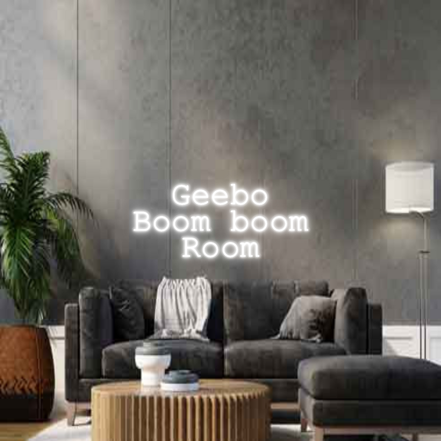 Custom LED Neon Signs Geebo Boom boom... — NeonsignLife™ | Custom LED ...