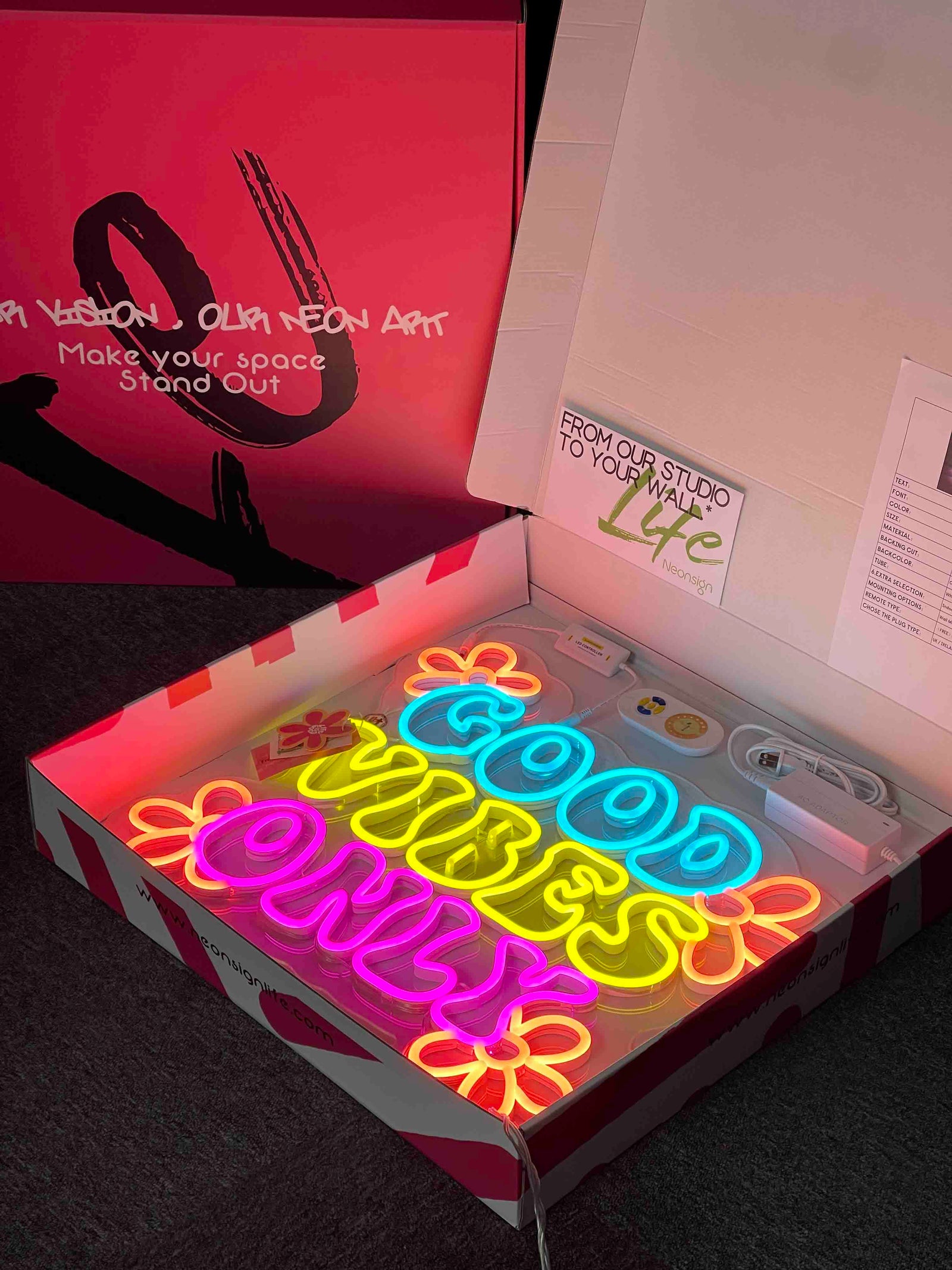 custom made neon signs